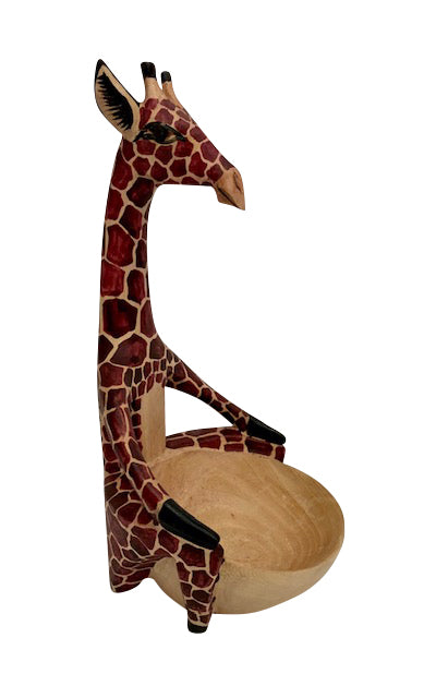 Carved Giraffe Bowl – Craft Enterprises